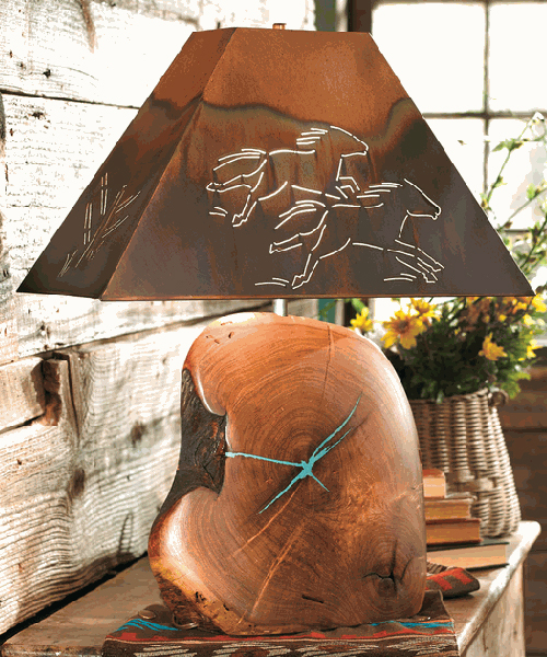 Western Lamp - Cowboy Western Lighting